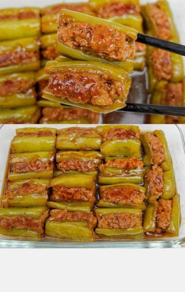 尖椒灌肉馅怎么做_尖椒酿肉需要蒸多久-第3张图片-山城妙识