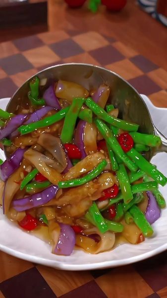 茄子豇豆怎么炒好吃_茄子豇豆的家常做法-第3张图片-山城妙识