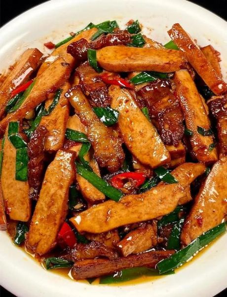 香干炒肉怎么炒才嫩_香干炒肉的家常做法-第1张图片-山城妙识 香干炒肉怎么炒才嫩_香干炒肉的家常做法-第1张图片-山城妙识