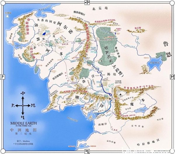 魔戒地图在哪里_中土世界地理详解-第2张图片-山城妙识 魔戒地图在哪里_中土世界地理详解-第2张图片-山城妙识