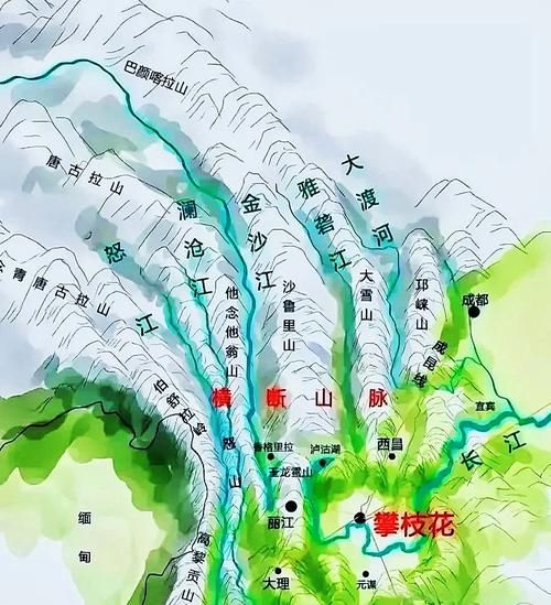 横断山脉的地理意义_横断山脉对中国气候的影响-第1张图片-山城妙识 横断山脉的地理意义_横断山脉对中国气候的影响-第1张图片-山城妙识