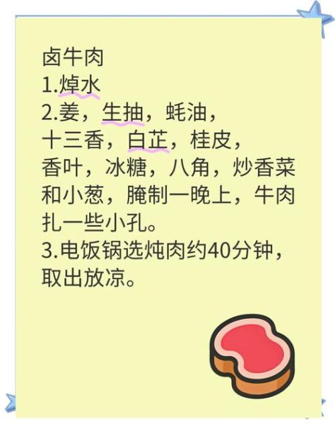 卤牛肉需要什么配料_家庭版卤牛肉配方-第2张图片-山城妙识
