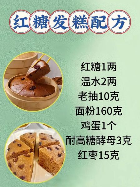 红糖发糕的做法比例_红糖发糕怎么做才松软-第2张图片-山城妙识