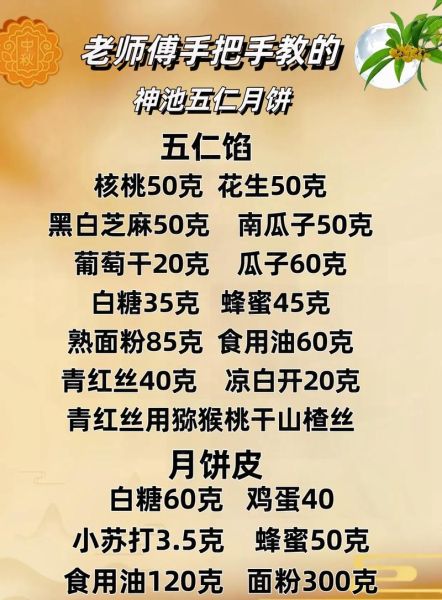 老式五仁月饼配方_传统五仁月饼怎么做-第1张图片-山城妙识 老式五仁月饼配方_传统五仁月饼怎么做-第1张图片-山城妙识