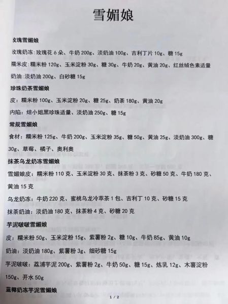 雪媚娘的做法_雪媚娘需要什么材料-第1张图片-山城妙识