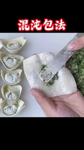 馄饨怎么包最快_最简单馄饨的包法视频-第3张图片-山城妙识