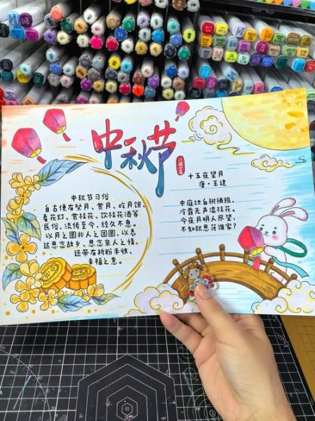 中秋节手抄报怎么画_1-6年级一等奖作品技巧-第1张图片-山城妙识