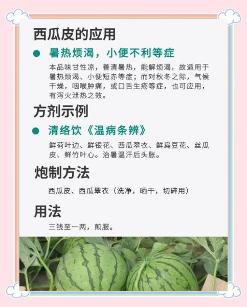 西瓜皮晒干有什么用_西瓜皮晒干的功效与作用-第1张图片-山城妙识