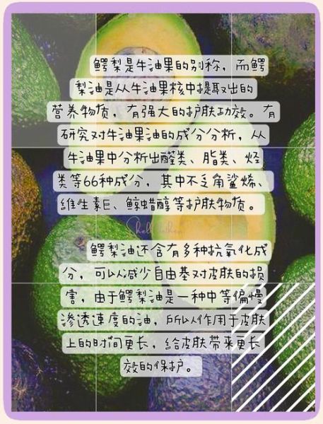 鳄梨油过敏症状_鳄梨油会导致腹泻吗-第2张图片-山城妙识 鳄梨油过敏症状_鳄梨油会导致腹泻吗-第2张图片-山城妙识