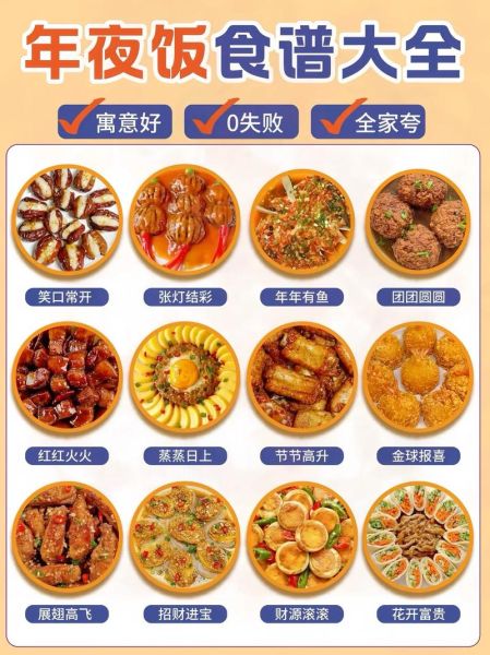 年夜饭菜谱大全_春节吃什么寓意好-第1张图片-山城妙识