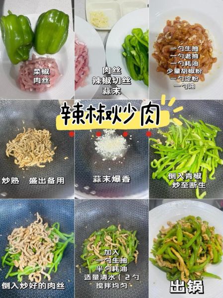 青椒炒肉怎么炒才嫩_青椒炒肉的家常做法步骤-第1张图片-山城妙识
