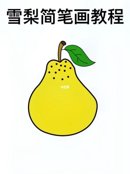 雪梨图片简笔画怎么画_雪梨简笔画步骤图解-第3张图片-山城妙识 雪梨图片简笔画怎么画_雪梨简笔画步骤图解-第3张图片-山城妙识