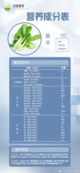 青菜的营养价值有哪些_吃青菜能补什么-第3张图片-山城妙识 青菜的营养价值有哪些_吃青菜能补什么-第3张图片-山城妙识