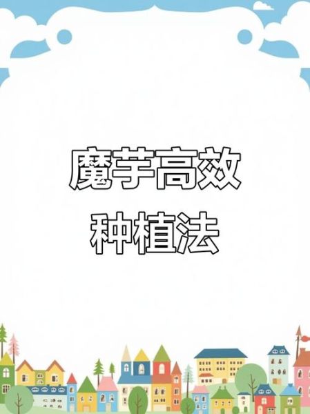 魔芋怎么种植_魔芋种植技术要点-第3张图片-山城妙识