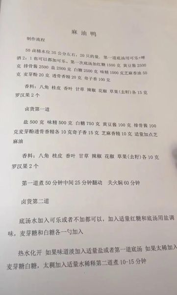 麻油鸭怎么做_正宗麻油鸭配方-第1张图片-山城妙识