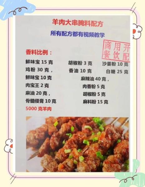 电烤羊肉串怎么腌制_电烤羊肉串腌制配方-第2张图片-山城妙识