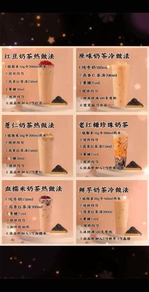 珍珠奶茶需要什么材料_自制珍珠奶茶配方-第1张图片-山城妙识