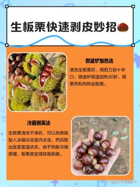 板栗怎么剥_生板栗快速去皮方法-第2张图片-山城妙识