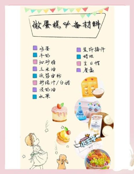 蛋糕材料清单_新手需要准备哪些-第1张图片-山城妙识