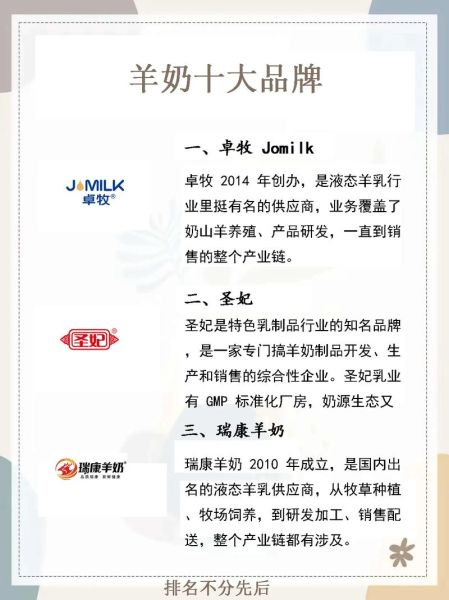 羊奶粉哪个牌子好_羊奶粉十大品牌排行榜-第2张图片-山城妙识