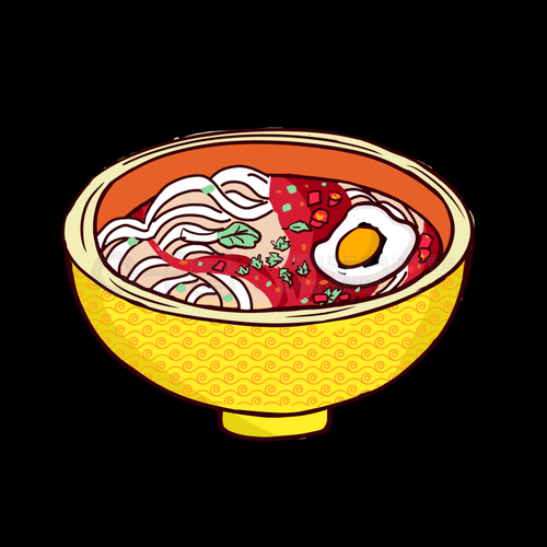 担担面简笔画怎么画_卡通风格教程-第3张图片-山城妙识