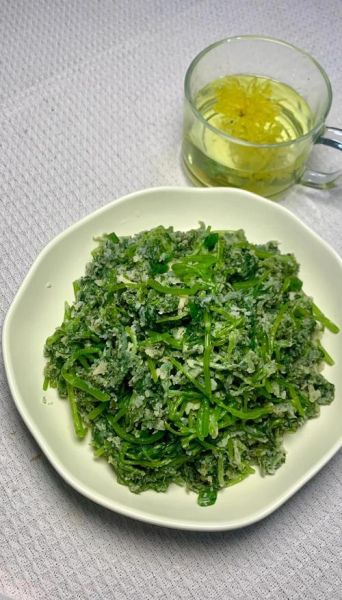 面蒸茼蒿怎么做好吃_面蒸茼蒿蒸几分钟才熟-第1张图片-山城妙识 面蒸茼蒿怎么做好吃_面蒸茼蒿蒸几分钟才熟-第1张图片-山城妙识