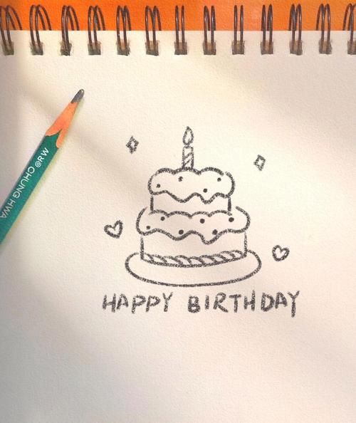 生日蛋糕图片简笔画怎么画_生日蛋糕简笔画步骤-第1张图片-山城妙识