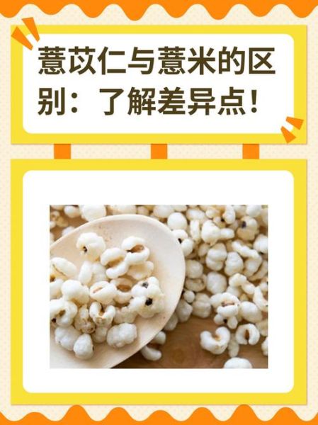 薏米和薏仁有什么区别_薏米与薏仁功效一样吗-第2张图片-山城妙识