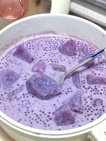 紫薯香芋西米露怎么做_香芋西米露煮多久才Q弹-第3张图片-山城妙识