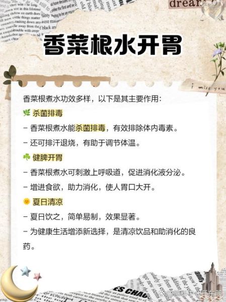 香菜煮水的功效与禁忌_孕妇能喝吗-第2张图片-山城妙识