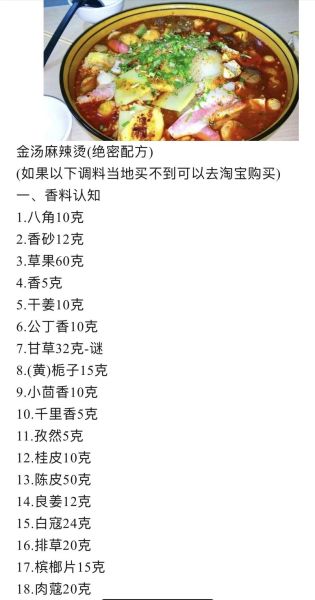 麻辣烫小料怎么调好吃_麻辣烫小料配方大全-第2张图片-山城妙识