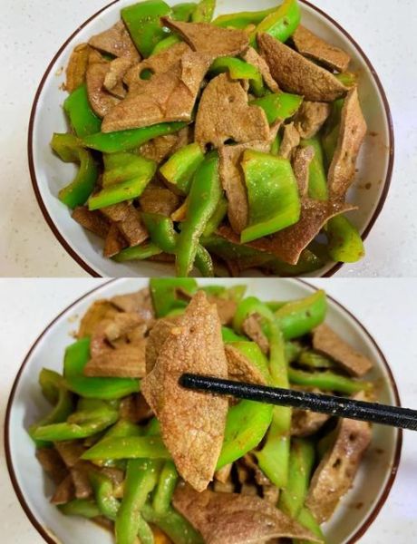 青椒爆炒猪肝怎么做_猪肝去腥技巧-第1张图片-山城妙识