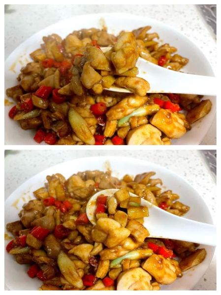鸡腿肉丁怎么炒才嫩_家常鸡腿肉丁做法-第3张图片-山城妙识