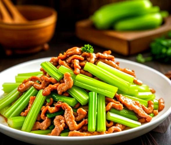 西芹炒肉丝怎么做_西芹炒肉丝用焯水吗-第1张图片-山城妙识
