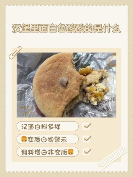 汉堡里面的白色酱是什么酱_汉堡白色酱料成分揭秘-第1张图片-山城妙识