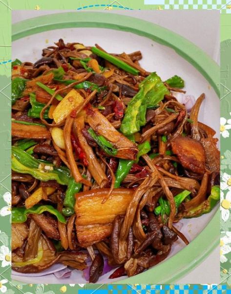 干茶树菇炒肉怎么做好吃_干茶树菇炒肉做法窍门-第1张图片-山城妙识