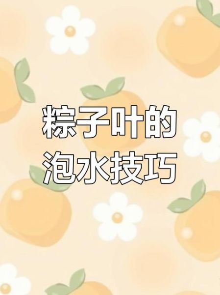 粽叶怎么处理才好用_粽叶泡多久最合适-第1张图片-山城妙识