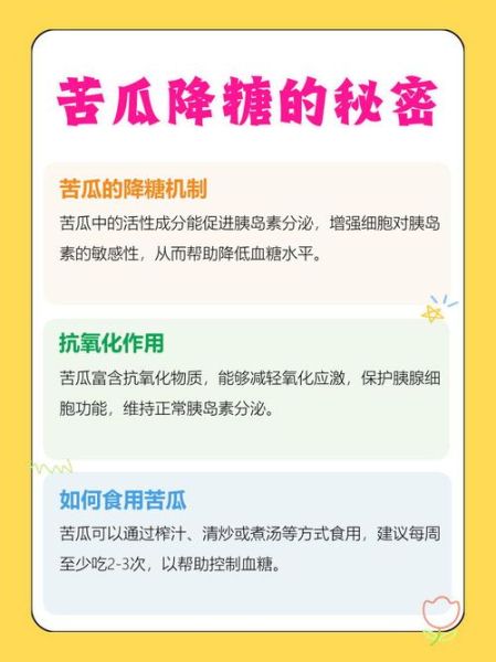 苦瓜降血糖怎么吃_苦瓜的五大功效与作用-第3张图片-山城妙识