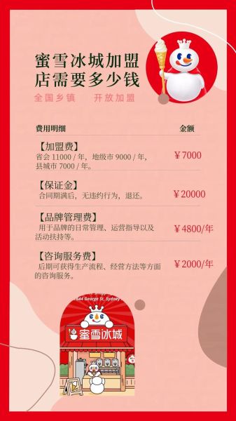蜜雪冰城加盟费多少钱_蜜雪冰城加盟条件有哪些-第2张图片-山城妙识