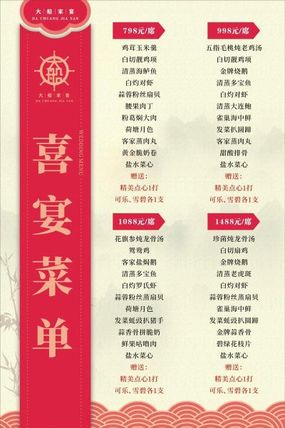 升学宴菜单吉祥菜名有哪些_如何取寓意好的菜名-第2张图片-山城妙识