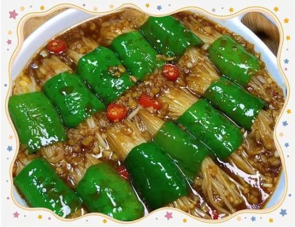 青椒炒金针菇怎么做_金针菇炒青椒要不要焯水-第3张图片-山城妙识