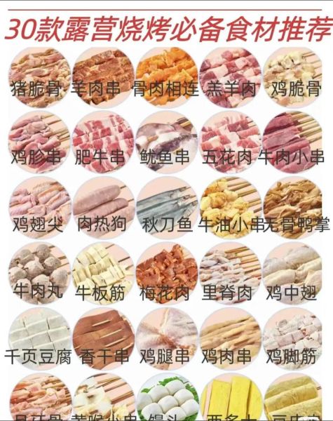 户外烧烤食材清单大全_需要准备哪些东西-第2张图片-山城妙识 户外烧烤食材清单大全_需要准备哪些东西-第2张图片-山城妙识