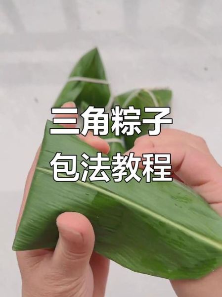 三角粽怎么包_三角粽慢动作步骤-第1张图片-山城妙识