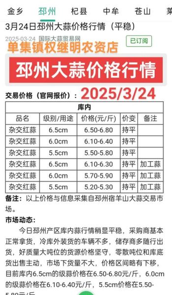 今天大蒜价格多少钱一斤_大蒜价格走势分析-第1张图片-山城妙识 今天大蒜价格多少钱一斤_大蒜价格走势分析-第1张图片-山城妙识