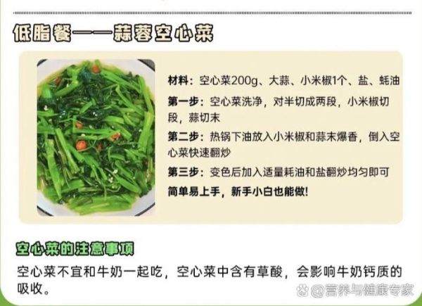 炒空心菜热量_减肥能吃吗-第3张图片-山城妙识