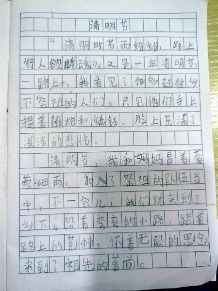 清明团子作文怎么写_清明团子作文素材有哪些-第2张图片-山城妙识