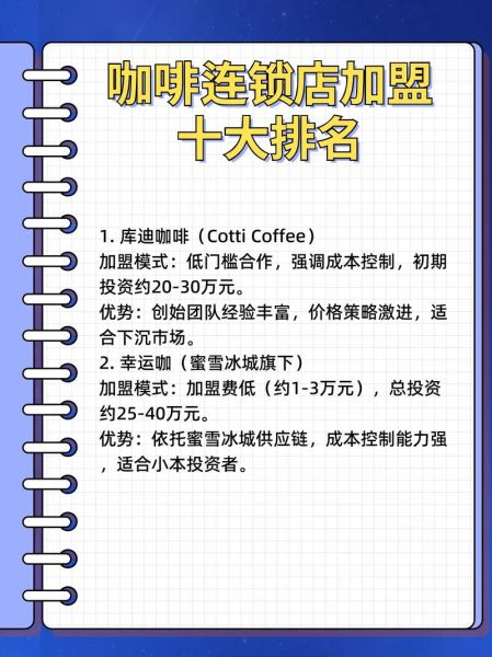 咖啡连锁品牌排行榜10强_哪个品牌最值得加盟-第3张图片-山城妙识