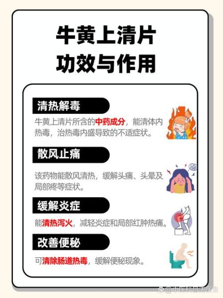 黄连上清片和牛黄解毒片哪个好_区别在哪里-第3张图片-山城妙识
