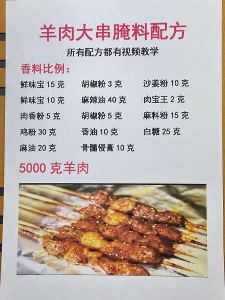 烤串调料配方怎么做_烧烤撒料比例是多少-第2张图片-山城妙识