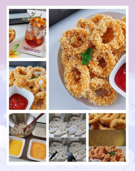 面包糠炸鱿鱼圈怎么做_外酥里嫩秘诀-第3张图片-山城妙识